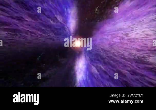 Abstract Interstellar, time travel and hyper jump in space. 4K 3D ...