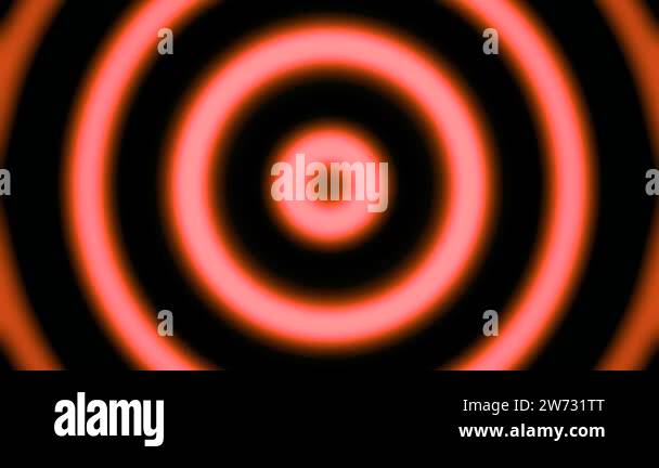 Hypnotic bright circles move to center. Animation. Hypnotic animation ...