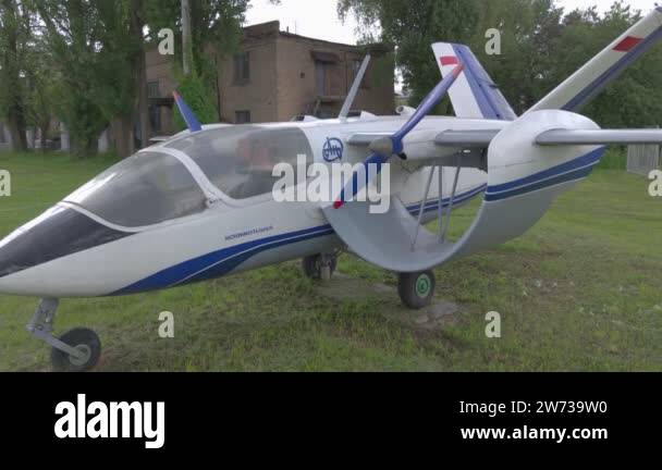 Soviet Propeller Plane Stock Video Footage - Alamy