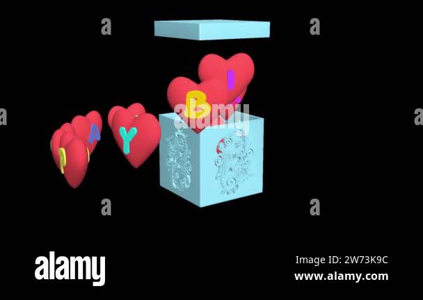 Happy Birthday, 3D animation. Great present to the Happy Birthday ...