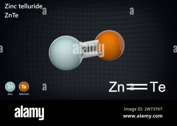 Zinc telluride is a binary chemical compound with the formula ZnTe or ...