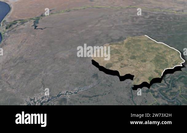 Regions of Senegal geographic map Stock Video Footage - Alamy