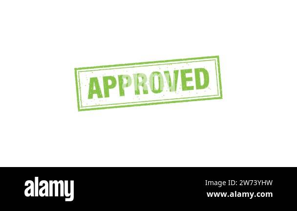 Approved label green stamp Stock Videos & Footage - HD and 4K Video ...