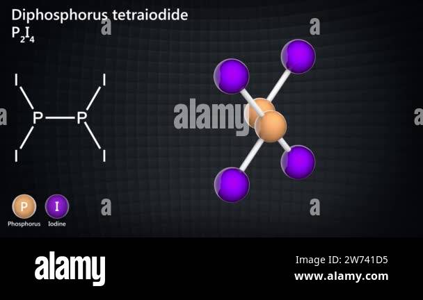 Diphosphorus tetraiodide is an orange crystalline solid with the ...