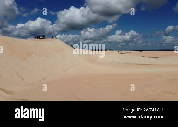 Route of Emotions, Jericoacoara, Ceara, Brazil. Desert scene of dunes ...