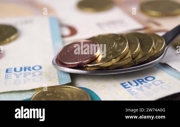 Spoon full euro coins Stock Videos & Footage - HD and 4K Video Clips ...