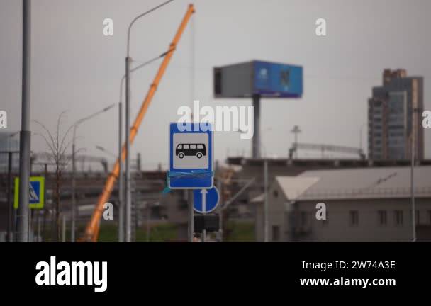 Road sign bus stop Stock Videos & Footage - HD and 4K Video Clips - Alamy