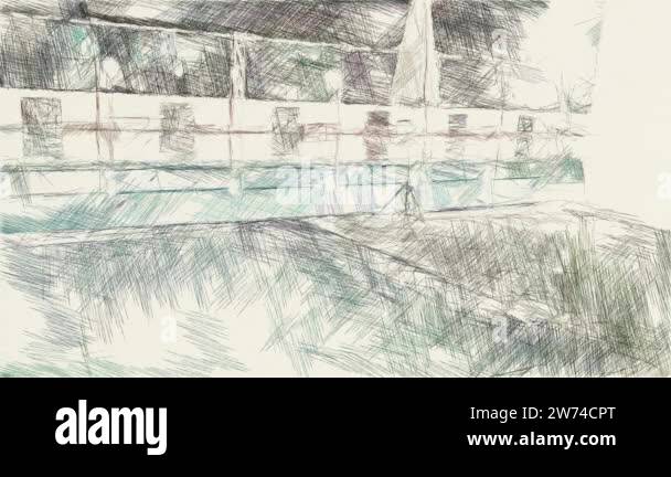 Art drawing color village in Stock Videos & Footage - HD and 4K Video ...