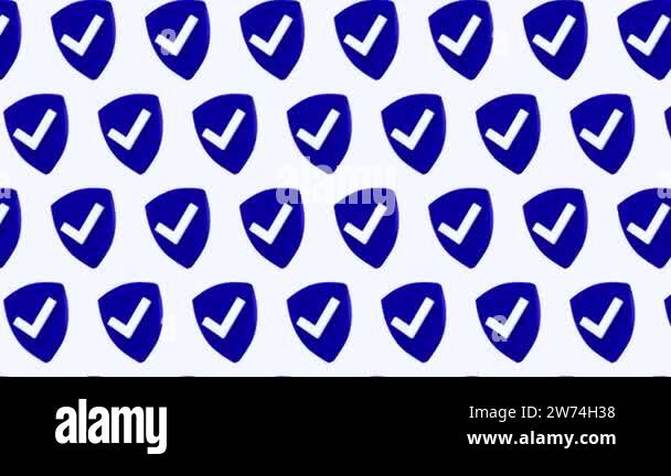 Protection shield Security check Minimal Motion art seamless pattern 4k ...