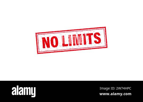 No limits sign concept illustration Stock Videos & Footage - HD and 4K ...