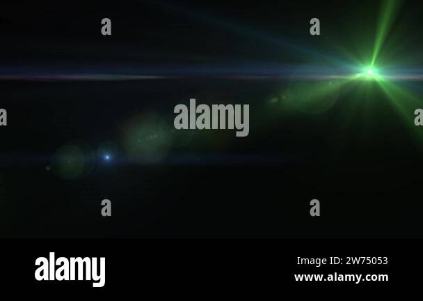 A Tactical lens flare flashing at screen Stock Video Footage - Alamy