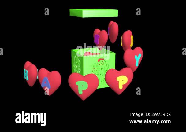 Happy Birthday, 3D animation. Great present to the Happy Birthday ...