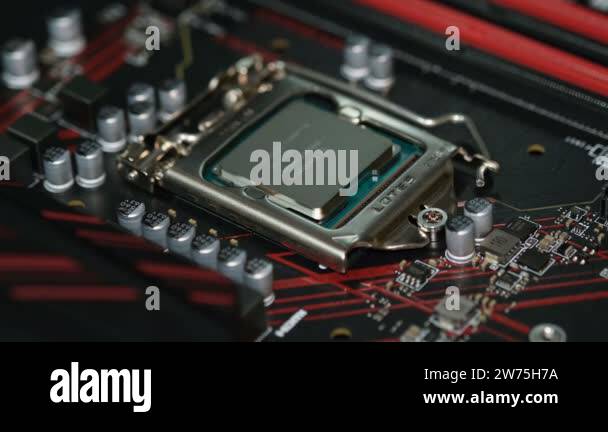 Desktop pc intel core cpu installed on hi tech motherboard,computer ...