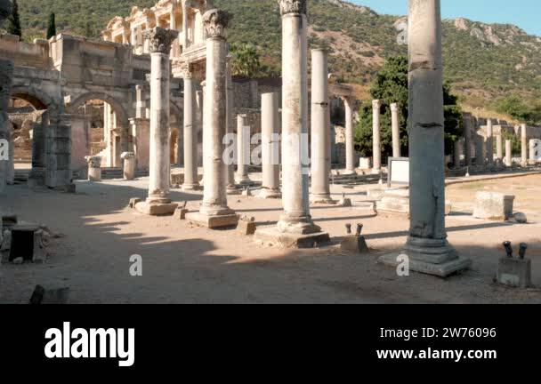 Ephesus Ancient Greek City On Stock Videos Footage Hd And 4k Video