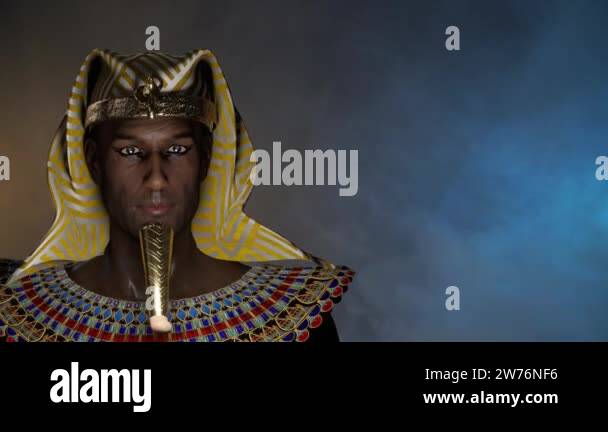 ancient Egyptian Pharaoh render 3d Stock Video Footage - Alamy