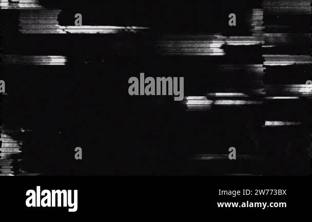 Glitch Static TV noise Effect. TV screen noise transition. VHS defects, artifacts. Digital pixel ...