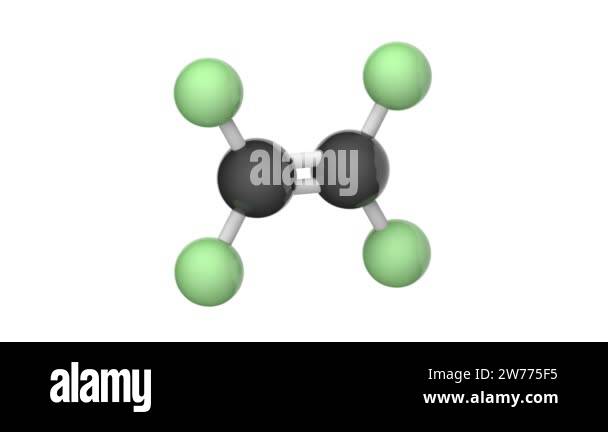 Molecular structure of Tetrafluoroethylene(perfluoroethylene or TFE ...