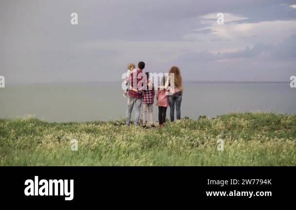 Father three sons on back Stock Videos & Footage - HD and 4K Video ...