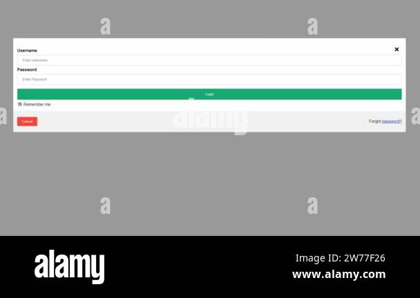 Loading Login Form in Online Box. Opening Log In Box For Logging In on ...