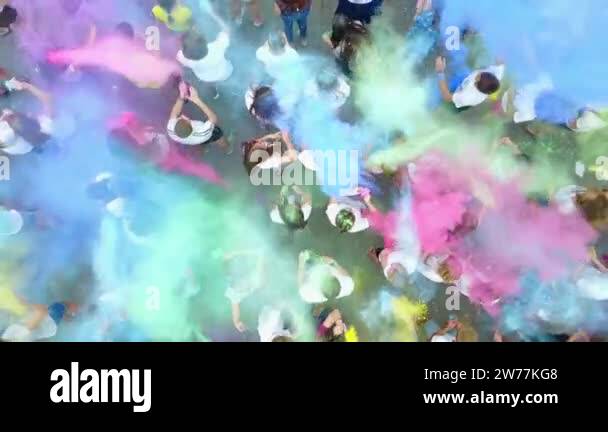 Holi festival powder people Stock Videos & Footage - HD and 4K Video ...