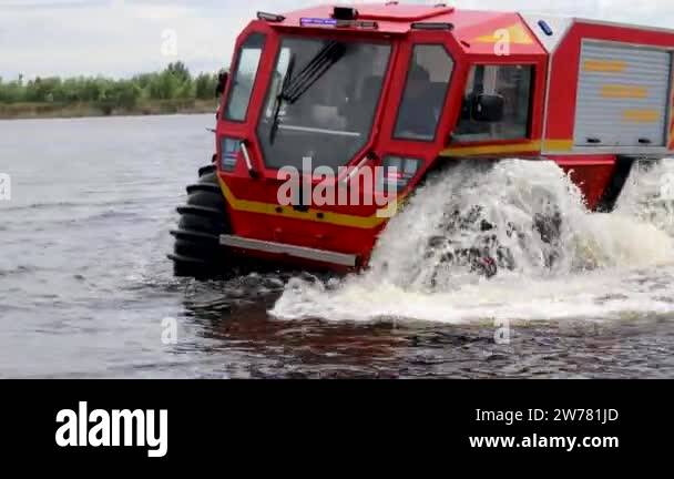 Sherp rescue is a Ukrainian all-terrain amphibious vehicles for rough ...