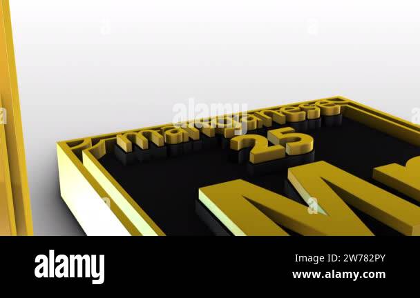 Periodic Table Of Elements - manganese - Mn- 3d animation model on a ...