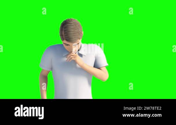 Cartoon animated character male disappointed crying depressed emotions ...