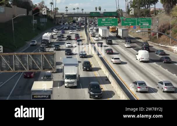 101 freeway in downtown los Stock Videos & Footage - HD and 4K Video ...