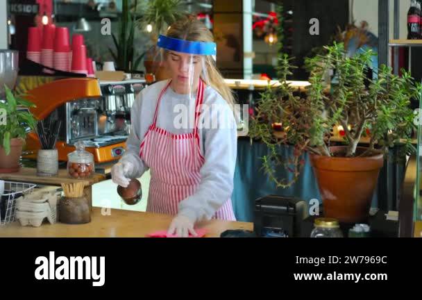 disinfection and sanitary norms in restaurant at pandemic of COVID-19 ...