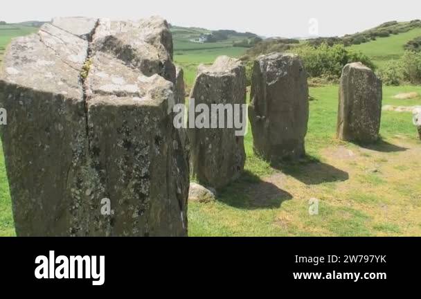 The Drombeg Stone Circle, also known as The Druid's Altar, is located ...