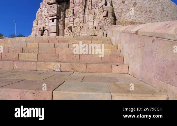 Merida, an iconic Homeland Monument, Monumento a la Patria, sculptured ...