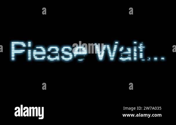 Please Wait Loading Animation