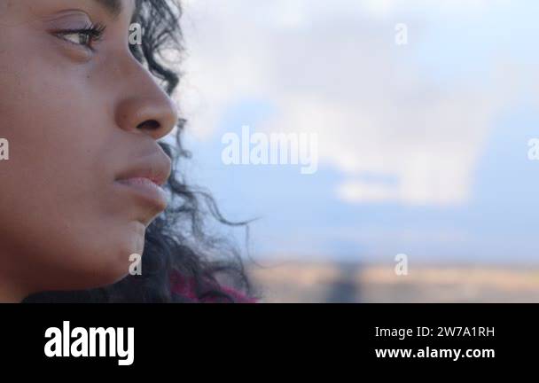Woman look away sad Stock Videos & Footage - HD and 4K Video Clips - Alamy