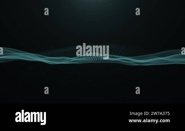 Abstract Digital Mesh Shape Fx Background Loop/ 4k animation of an ...