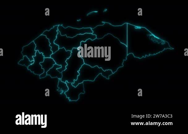 Outline map of honduras Stock Videos & Footage - HD and 4K Video Clips ...