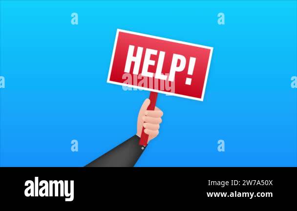 Help graphics Stock Videos & Footage - HD and 4K Video Clips - Alamy