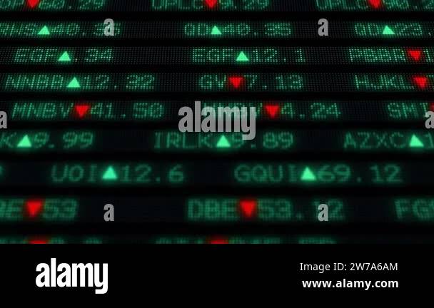 Stock market ticker board Stock Videos & Footage - HD and 4K Video ...