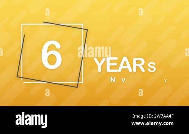 6 years logo Stock Videos & Footage - HD and 4K Video Clips - Alamy