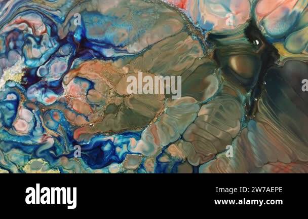 Abstract Water Paint Diffusion Explode Art. It is made with organic ...