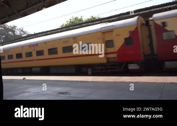 Indian Railway train track, Indian Railways. Passenger train, by rail ...