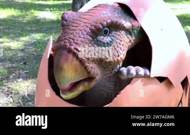 Kentrosaurus in a natural environment. Dinosaur with a beak and spines ...