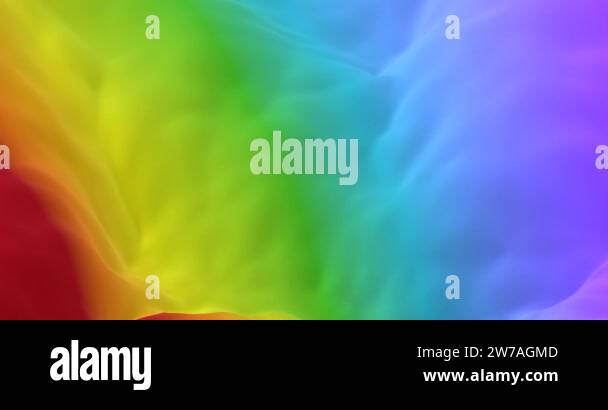 Iridescent abstract clouds. Sunbow 3d fog render with blue blur and ...