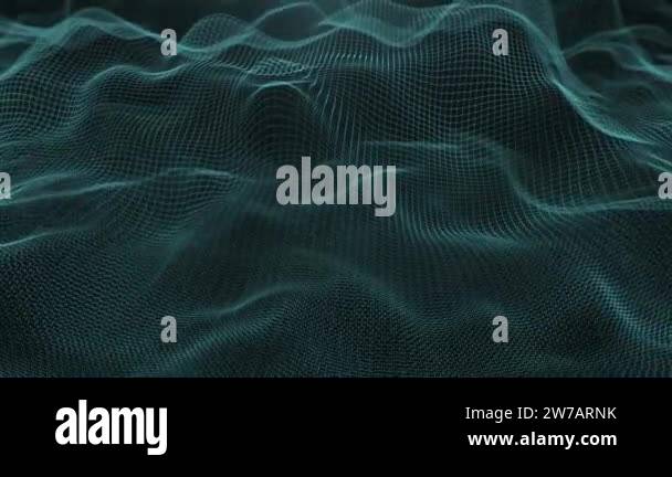 Abstract Digital Mesh Shape Fx Background Loop/ 4k animation of an ...