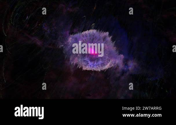 Abstract art 3D illustration Space flight deep space exploration travel ...