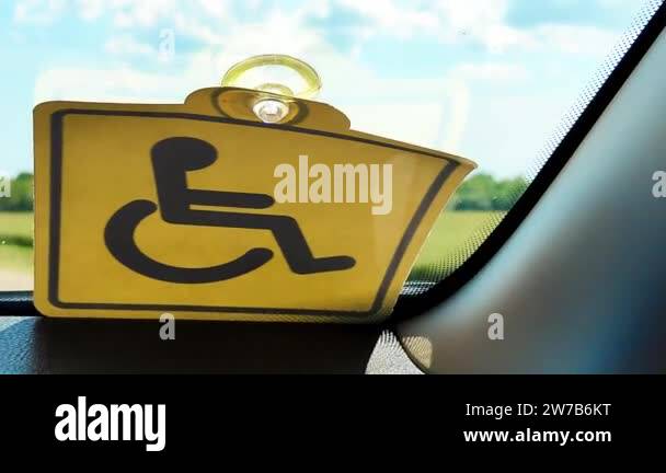 Car disability sign Stock Videos & Footage - HD and 4K Video Clips - Alamy