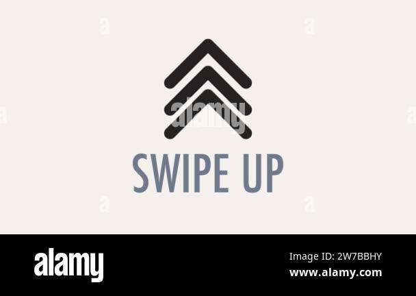 Animated arrows for the overlay video layer. Swipe up animation for ...