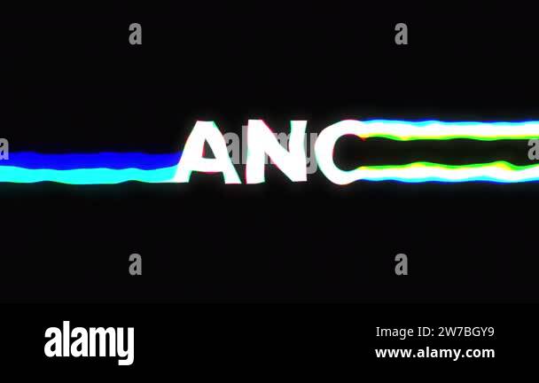 Dance text. Colorful stretch typography text. Party in retro style. 4k ...