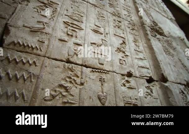 Hieroglyphics temple edfu Stock Videos & Footage - HD and 4K Video ...