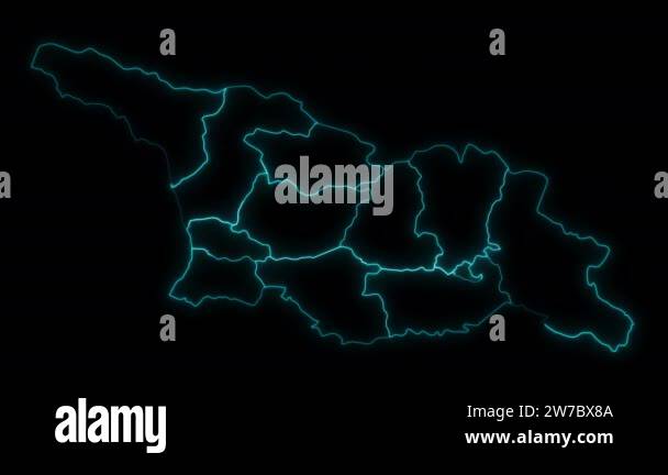 Georgia outline map Stock Videos & Footage - HD and 4K Video Clips - Alamy