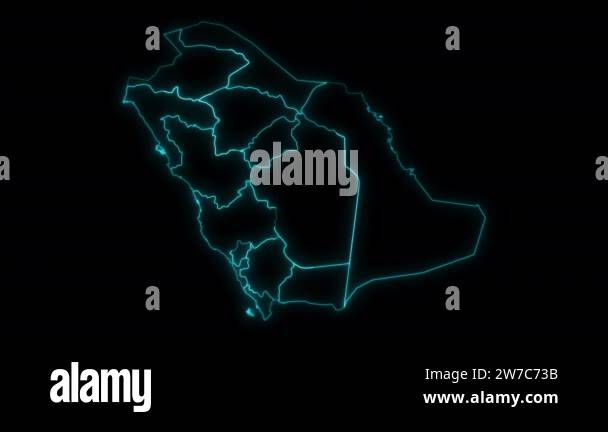 Saudi arabia outline map Stock Videos & Footage - HD and 4K Video Clips ...
